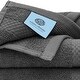 White Classic Luxury Cotton 8Pc Multi Size Towel Set [2 Bath Towels, 2 ...